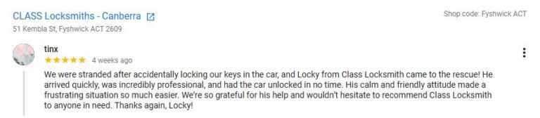 Locksmith Canberra - CLASS Locksmiths - Keys Locks Safes