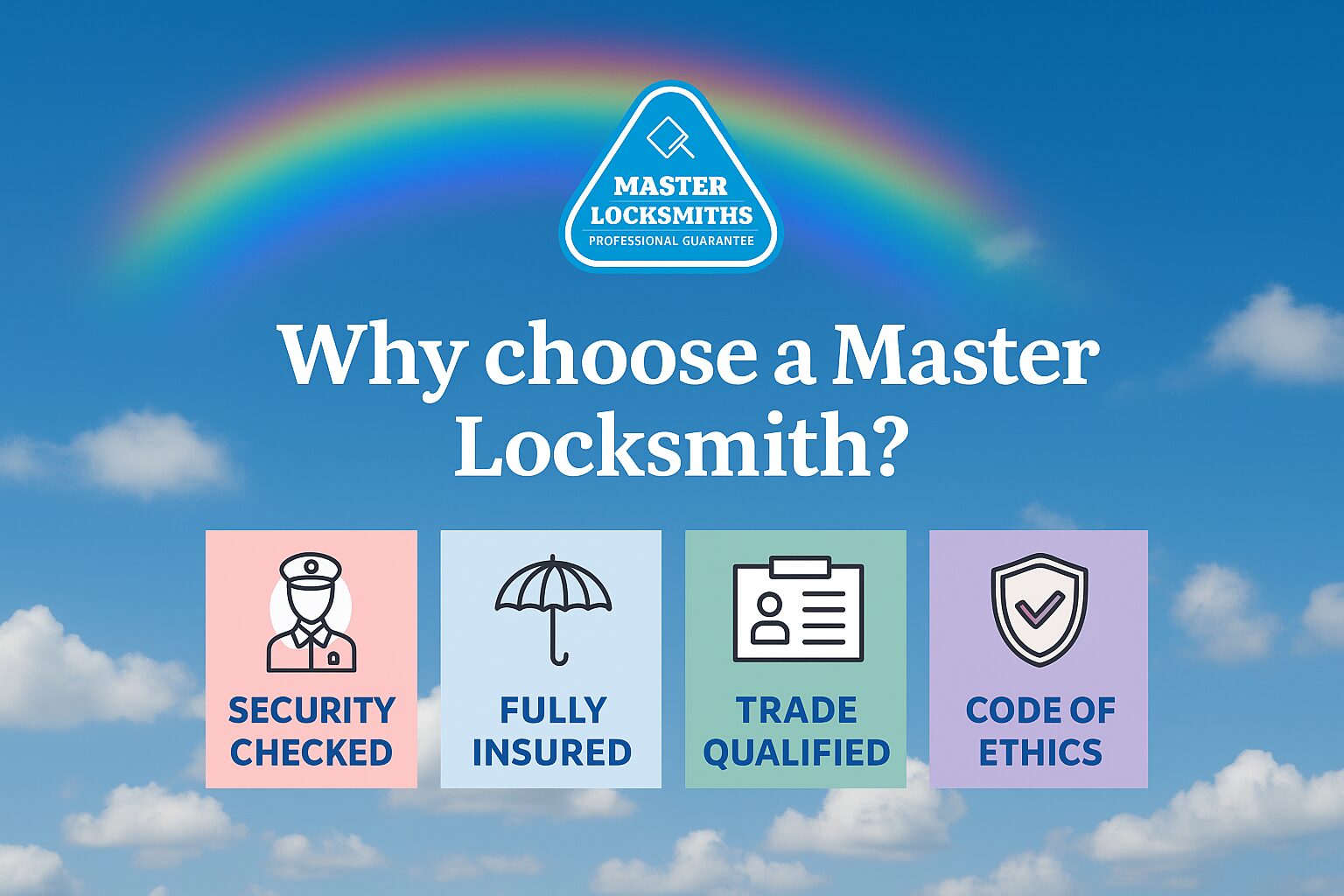 Why choose a Master Locksmith - CLASS Locksmiths